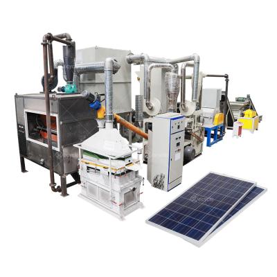 China Solarzellen, Glasplatten, Metall-Silizium-Plastik-Separator, 100% Recyclingmaschinen for sale
