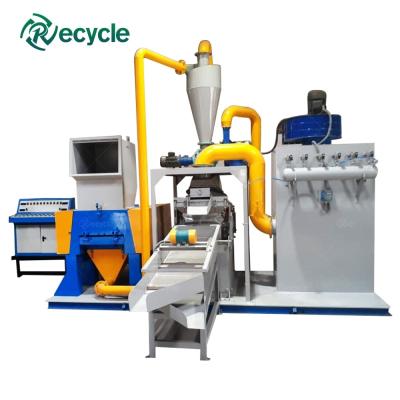 China Hotels 600 kg/uur Afval koperkabel Shredder Separator Granulator Crusher Plant Schrootkabel Recycling Machine Te koop
