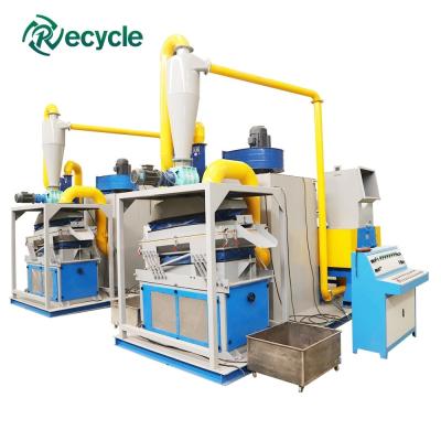 China Hotels 600 kg/uur Afval koperkabel Shredder Separator Granulator Crusher Plant Schrootkabel Recycling Machine Te koop