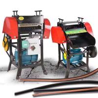 China Automatic Scrap Cable Stripping Machine 10-120mm Electric Wire Stripper for Copper Recycling for sale