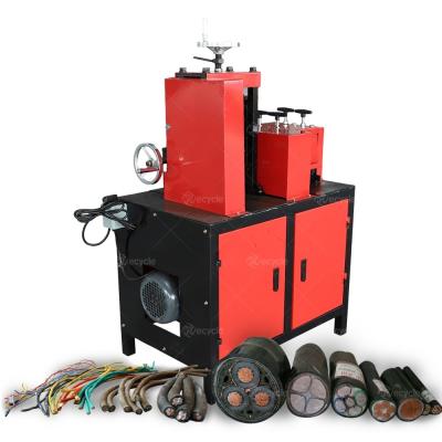 China 200-1000 Kg/d Capacity Professional Copper Wire Cable Peeling Machine with 99.99% Separation Rate for sale