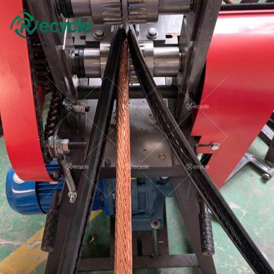 China 200-1000 Kg/d Capacity Professional Copper Wire Cable Peeling Machine with 99.99% Separation Rate for sale