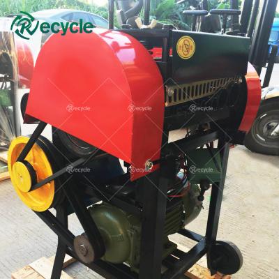 China Scrap Copper Wire Cables Recycle Automatic Electric Cable Cutting Machine 68*58*112 cm for sale