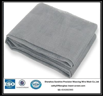 China Fiberglass window screen 16*16 mesh gray brown clolor Insect screen fly window screen for sale