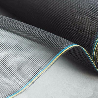 China PVC coated 1m x 30m roll Insect proof black color 18x16 Fiberglass Insect Screen Mesh Roll for sale