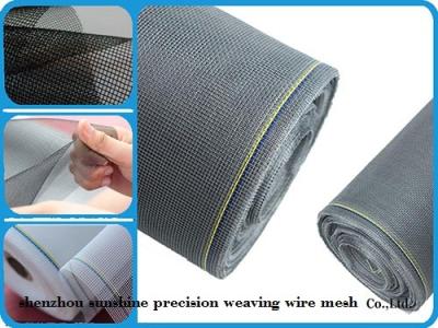 China Fiberglass Window Screen with PVC Coated insect screen gray color 18*16 for sale