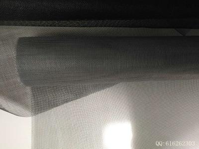 China 115g black with bule edge fiberglass insect screen 18x16 mesh size 24' 30' 36' width for sale