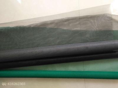 China 115g  with bule edge fiberglass insect screen 18x16 mesh size 24' 30' 36' width gray color for sale