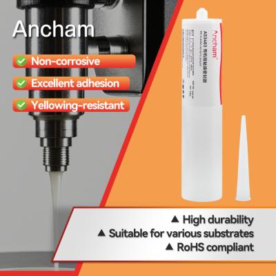 China 300ML Tack Free  Panel Sealant Uv Cure  RTV Silicone Clear Glue With Insulation for sale