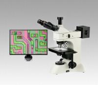 China 8MP CCD Metallurgical Microscope 40X-400X Magnification Transmitted Reflected Light for sale