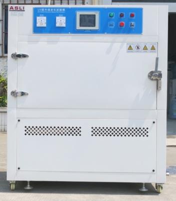 Cina Apparecchiatura di collaudo uv di gomma delle lampade per la prova di invecchiamento resistente di clima materiale in vendita