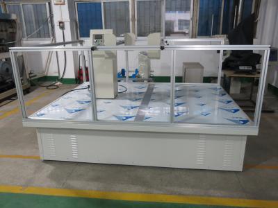中国 1500x1500mm transport vibration shaking machine for carton,package,cargo,luggage 販売のため