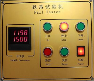 Cina Singolo tester di impatto di goccia del contenitore di cartone della macchina/pacchetto di prova di goccia del cartone dell'ala in vendita