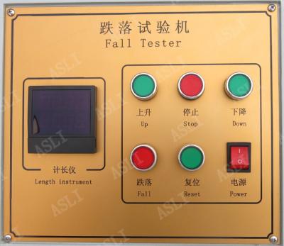 China Professinal Lab Test Equipment Package Drop Testing Machine Electromagnet Sensor Control for sale