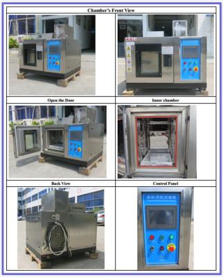 Cina Temperatura costante di temperatura di 3 gradi di PID di controllo di Digital e camera di prova rasing e di cadute 50/60HZ di umidità in vendita