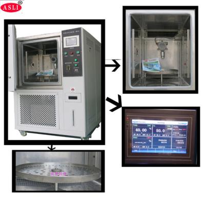 Cina camera resistente alla corrosione di invecchiamento di alterazione causata dagli agenti atmosferici dell'ozono automatico 80L in attrezzatura di laboratorio in vendita