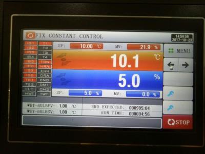 Cina Tocchi la scatola massima minima costante di umidità della temperatura della camera climatica di grido per l'industria di scarpa in vendita