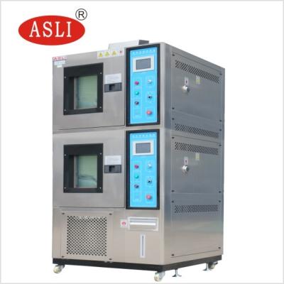 Cina Doppie camera di controllo di clima del dispositivo di laboratorio di zona/macchina della prova umidità di temperatura in vendita