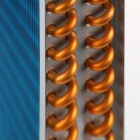 China Custom Dehumidifier Evaporator Coil Copper Galvanized Plate for sale