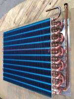 China Plate Fin Type Micro Channel Evaporator Coils Horizontal Custom for sale