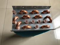China Finned Split Hydrophilic Copper Condenser Coil Micro Channel for sale