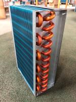 China Finned Split Hydrophilic Copper Condenser Coil Micro Channel for sale