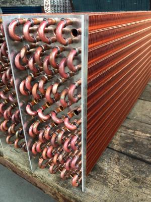 Cina Tipo di pinna pompa di calore di raffreddamento condensatore bobina tubo di rame certificato RoHS in vendita