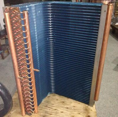 Cina Copper Blue Fin Condenser Evaporator Coil per camera fredda in vendita