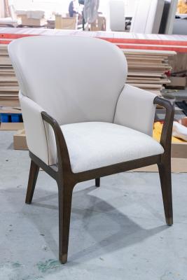 China European modern style soft leather dining chair, MDF backrest, suitable for home and coffee shop use, Guangdong for sale