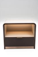 China Customizable Smart Bedside Table with Large Drawer Storage Nordic Style for sale
