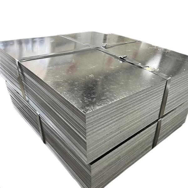 AiSi GI Z275 Dx51d Piastre di metallo galvanizzate di copertura Piastre di acciaio rivestite di zinco