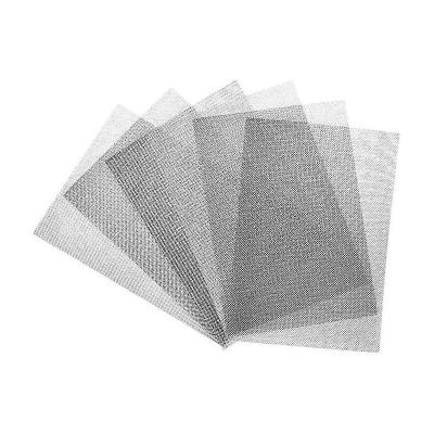 Cina 1 5 10 20 25 40 50 60 65 70 75 100 110 120 Microne Filtro di acciaio galvanizzato Metallo rete di filo quadrato tessuto in vendita