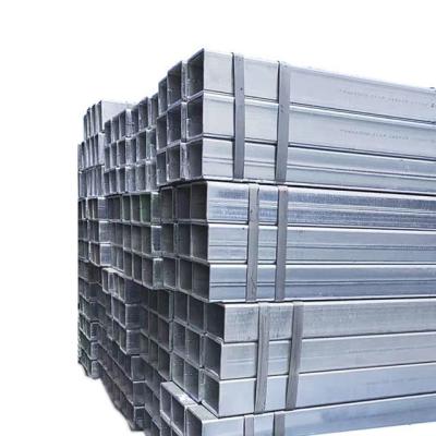 China ISO9001 Certified Hot Pre-Galvanized DN25 DN32 DN40 SGCC Sgcd Z120 Rectangular/Square Galvanized Steel Pipe 6.4M Length for sale
