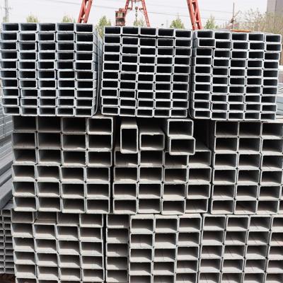 China 6m Length Hot/Cold Rolled ERW Square/Rectangular Hollow Section Dx51d Dx52D Z30 Z120 Galvanized Steel Pipe for Hydraulic/Automobile Pipe for sale