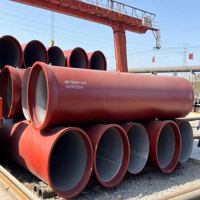China Seamless Ductile Iron Pipes for Water and Sewerage Applications Pressure Class k9 k12 Punching Processing Service for sale