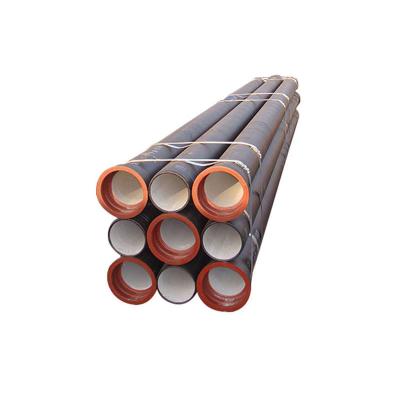 China 300MPa Yield Ductile Iron Pipes for Water Pipelines and Sewerage Applications BS EN 545 Pressure Class k9 k12 Versatile for sale