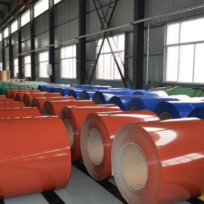 China AiSi Standard Dx51d Colored Coated PPGI PPGL Coil for Buildings Roofing Sheets Pre-Painted Galvanized Steel Coils for sale