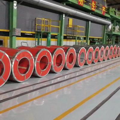 Cina PPGI laminato a freddo, in acciaio a bobina, rivestito di colore, rigidezza morbida, certificato BIS JIS ASTM KS Saso Tisi per taglio, saldatura e piegatura in vendita