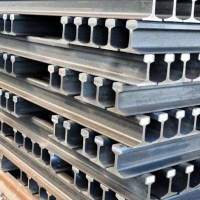 China 6-12M Length Light Steel Rail For Mine Wagon Rail Track Construction for sale
