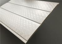 China Three Circular Arc Pvc Wall Panels White Laminate Design 8mm Thickness for sale