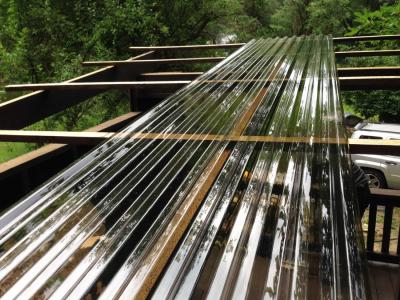 Cina Strati ondulati trasparenti del policarbonato per coperture del tetto spessore di 1mm - di 0,8 in vendita