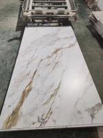China UV marble sheets 3mm thickness PVC solid covering for background for sale