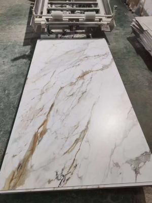Cina Pannelli di PVC UV impermeabili pannelli di marmo per pareti pannelli decorativi ad alta lucentezza in vendita