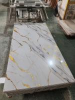 China PVC marble sheet SPC stone plastic wall panel eco-friendly UV coating marble sheets interior wall decorative material for sale