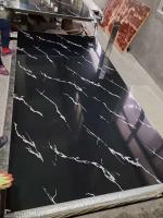 China PVC marble sheet SPC stone plastic wall panel eco-friendly UV coating marble sheets interior wall decorative material for sale