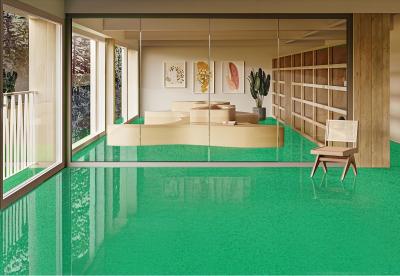 China Colorful Epoxy sand coating Cheap marble effect floor Epoxy resin floor home Self leveling floor paint color sand good choice for GYM flooring for sale