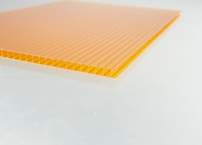 造る天窓6mmの厚さのためのオレンジ ポリカーボネートの屋根ふきシート