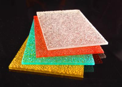 China Buntes Diamant-Oberflächen-Polycarbonats-fester Blatt-Leichtgewichtler 2-12mm zu verkaufen
