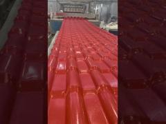 Low cost UPVC roof tiles for residential homes Light weight 2mm thickness Spanish style PVC roofing material for construction