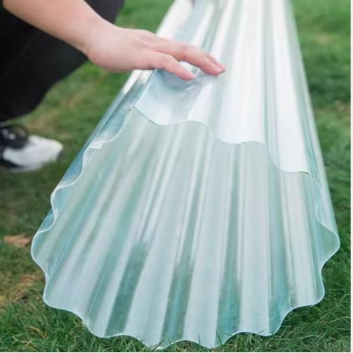 Quality Customized PVC Transparent Roofing Sheet UV Protection Clear Plastic Roof Sheet for sale